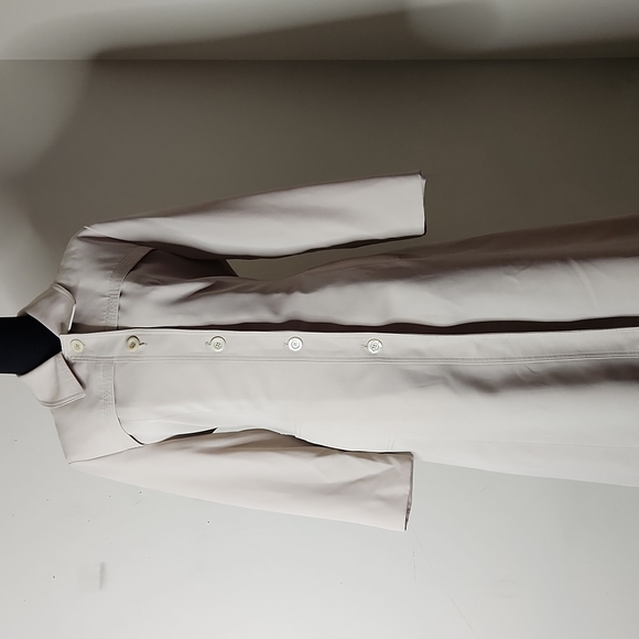 Vintage | Jackets & Coats | 7s Long Length Neutral Beige Belted Double ...